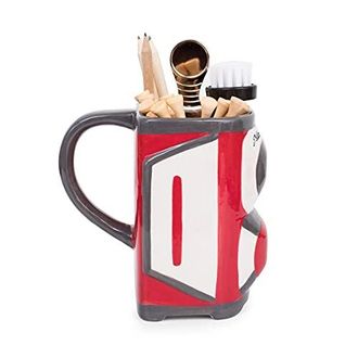 ThumbsUp! Tasse Gift Mug - Golf Geschenktasse Golf inkl. Zubehör Set Keramik 500 ml
