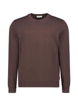 Joop Herren Pullover braun Baumwolle unifarben