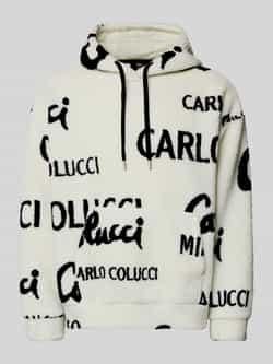 Carlo Colucci Oversized Hoodie mit K&auml;nguru-Tasche