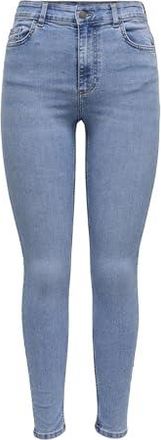 Jacqueline de Yong JdY Jdymoon Moon Hw Jean Skinny Medbluednm Noos, Denim Bleu médium, XL / 34L Femmes