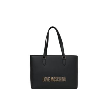 Love Moschino Logo Lettering Shopping - - Bags - Damen - Schwarzk - ONE SIZE