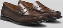 HUGO BOSS Loafer aus echtem Leder