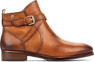 Pikolinos Flache Stiefeletten in Leder ROYAL für Frauen Farbe Marrón