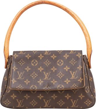 Louis Vuitton Crossbody Bags - Louis Vuitton Canvas Monogram Looping PM Shoulder - Gr. unisize - in Braun - f&uuml;r Damen