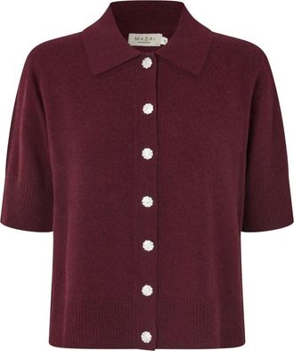 Masai Strickjacken - - Knitwear - Damen - Rot - XL