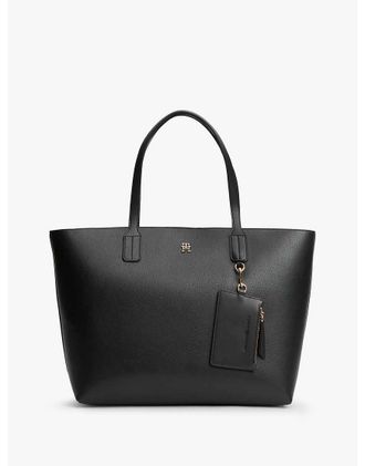 Tommy Hilfiger Hilfiger Icon - Cabas avec monogramme TH - Noir