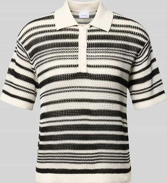 Comma Regular Fit T-Shirt in Strick-Optik
