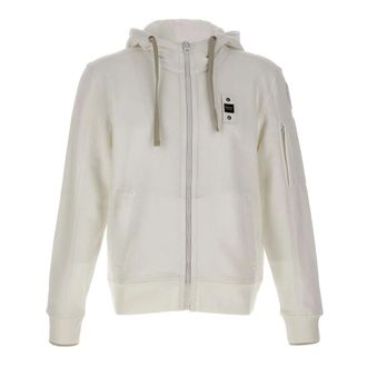 Blauer Homme, Sweatshirts et sweats &agrave; capuche, Blanc, Taille: L Cardinton Sweat &agrave; capuche