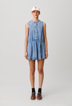 Claudie Pierlot Ausgestelltes Washed-Jeanskleid