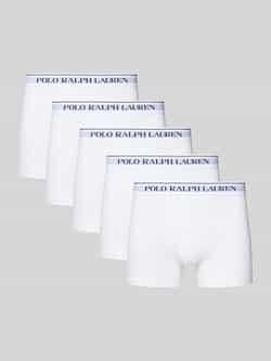 Ralph Lauren Skinny Fit Trunks aus Baumwoll-Mix im 5er Pack