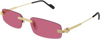 Cartier Premi&egrave;re Sonnenbrille - - Accessories - unisex - Gelb - 57 MM