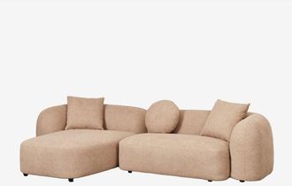 Sklum Sklum - Modulares Sofa mit linker Chaiselongue aus 2 Teilen in Chenille Coco