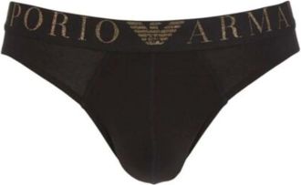 Emporio Armani Schwarze Briefs Stilvolle Unterw&auml;sche - - Underwear - Herren - Schwarzk - M