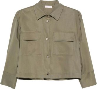 Liu Jo Femme, Blouses et Chemises, Vert, Taille: 38 FR Liu Jo Chemises Green