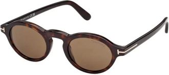 Tom Ford Homme, Accessoires, Brun, Taille: 48 MM Aristotele-02 Lunettes de soleil