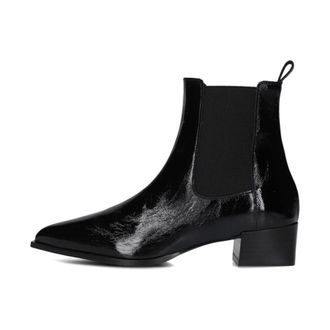 Notre-V Schwarze Stiefeletten f&uuml;r Stilvolle Winter - - Shoes - Damen - Schwarzk - 40 EU