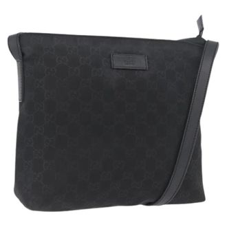 Gucci Pre-owned Nylon Schultertasche - - Pre-owned - Damen - Schwarzk - ONE SIZE