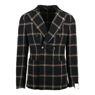 Luigi Bianchi Mantova Zweireihiger Blazer - - Jackets - Herren - Mehrfarbig - M