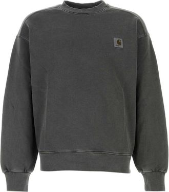 Carhartt Work in Progress Homme, Sweatshirts et sweats &agrave; capuche, Gris, Taille: S Sweat en Coton Gris Nelson