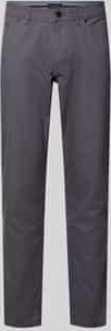 Christian Berg Straight Fit Hose mit Strukturmuster