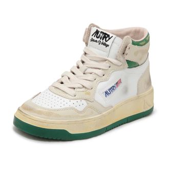 Autry Femme, Chaussures, Beige, Taille: 41 EU Super Vintage Mid Chaussures