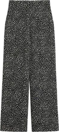 Max Mara Femme, Pantalons, Noir, Taille: 36 FR Wide Pantalons