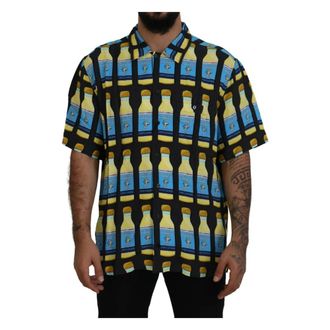 Dolce & Gabbana L&auml;ssiges Kurzarmhemd - - Shirts - Herren - Mehrfarbig - XS