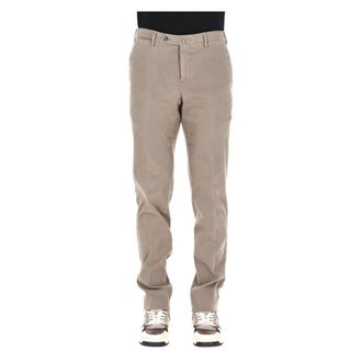 Pantaloni Torino Pantalone in cotone microarmaturato Slim fit - - Trousers - Herren - Beige - 3XL