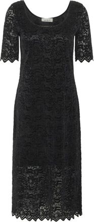 Soaked In Luxury Femme, Robes, Noir, Taille: 40 FR Midi Robes