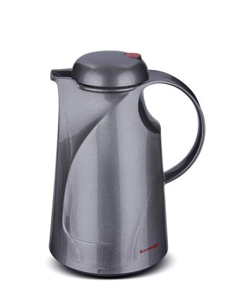 Rotpunkt Rotpunkt Isolierkanne 1 ltr. Silver Light, Kunststoff, Silber, 14 x 14 x 25 cm