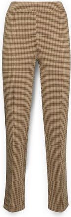 Elena Miro Femme, Pantalons, Beige, Taille: 44 FR Jeggings Jacquard &agrave; Enfiler