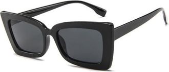 Generic Lunettes De Soleil Carrées For Hommes Et Femmes, Idéales For Le Sport, La Conduite, Les Déplacements En Extérieur(Black)