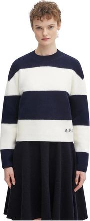 A.P.C. A.p.c., Damen, Strickwaren, Blau, SGr&ouml;&szlig;e