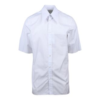Maison Margiela Baumwollhemd - - Shirts - Herren - Wei&szlig; - L