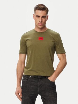 HUGO BOSS T-Shirt Diragolino212 50447978 Khakifarben Regular Fit