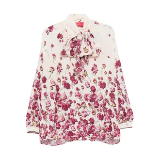 F.R.S. For Restless Sleepers F.r.s For Restless Sleepers, Femme, Blouses et Chemises, Multicolore, Taille: 36 FR Blouse Manches Bouffantes Longues