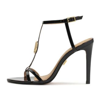 Kazar Schwarze lackierte Absatzsandalen - - Shoes - Damen - Schwarzk - 37 EU
