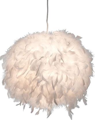 Globo Lighting Hänge Leuchte weiß Fernbedienung Feder Pendel Kugel Lampe dimmbar im Set inkl. RGB LED Leuchtmittel