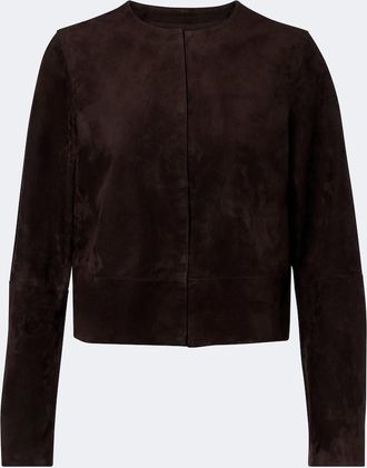 Vince Jacke aus Veloursleder