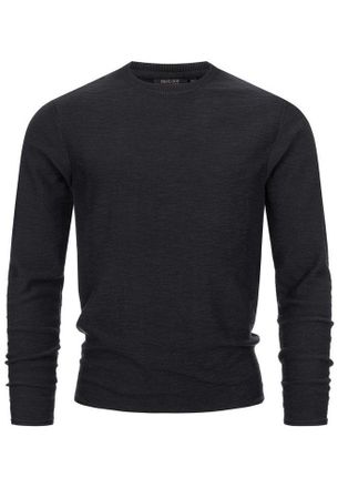 Indicode Strickpullover Herren INMacedonio Pullover Herrenpullover Langarmshirt mit klassischem Rundhalsausschnitt