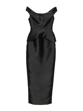 Solace London Maxi Robe - Noir
