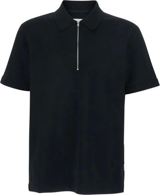 Jil Sander Homme, Tops, Noir, Taille: M Polo zipp&eacute;
