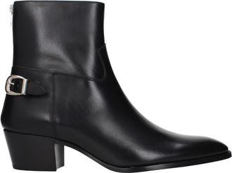 Celine C&eacute;line Hommess Bottes Cuir Noir