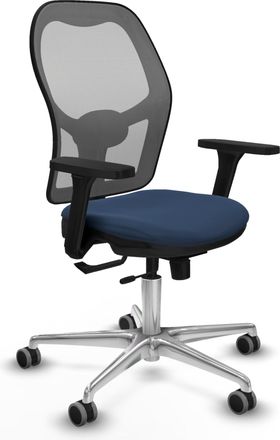 Piqueras y Crespo B&uuml;rostuhl mit 3D-Armlehnen, h&ouml;henverstellbare Lendenwirbelst&uuml;tze, ausgestattet mit Syncro/Traslack und injiziertem Schaum. Mit Rollen von 65 mm, Parke