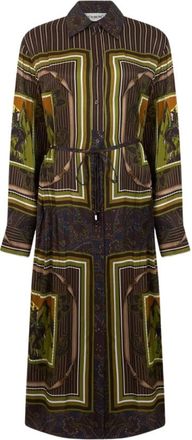 Iceberg Kleid aus Viskose mit Print - - Dresses - Damen - Mehrfarbig - 2XS