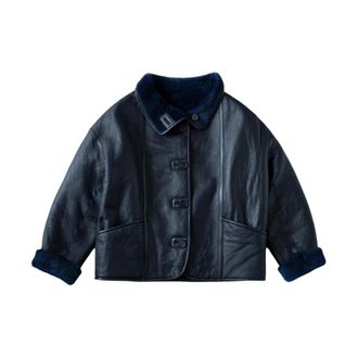 Just things we like RYU Wendbare Shearling Jacke - - Jackets - Damen - Schwarzk - L