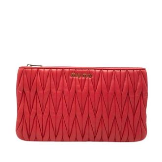 Miu Miu Pre-owned Clutch - - Pre-owned - Damen - Rot - ONE SIZE