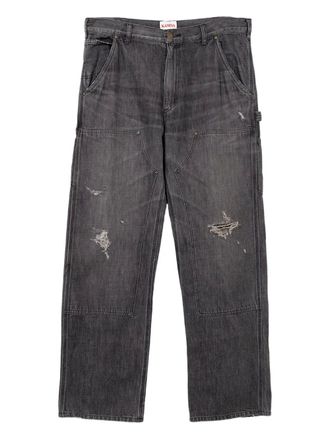 Bows & Arrows Jeans im Distressed-Look - Schwarz