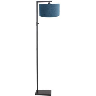 Steinhauer Lampadaire - Stang - noir - m&eacute;tal velours tissu - - Steinhauer