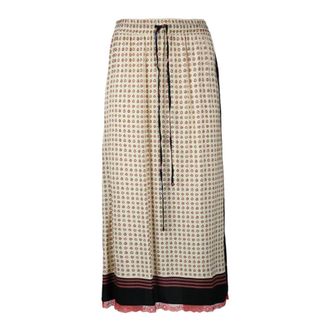 Semicouture Gerader Rock mit Seitenschlitzen - - Skirts - Damen - Mehrfarbig - M